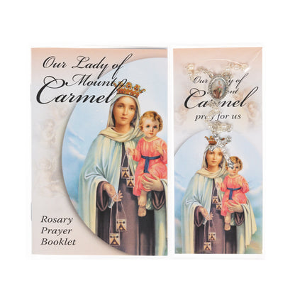Our Lady of Mt. Carmel Rosary, Booklet, & Bookmark Set – Rosary.com