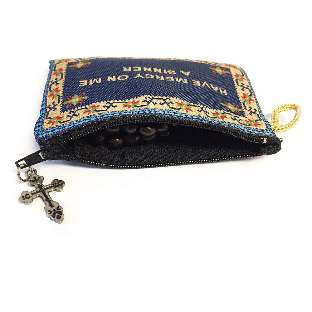 Jesus Prayer Pouch & Wooden Prayer Beads – Rosary.com