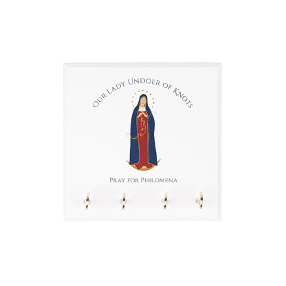 Personalized Our Lady Undoer of Knots Rosary Rack – Rosary.com