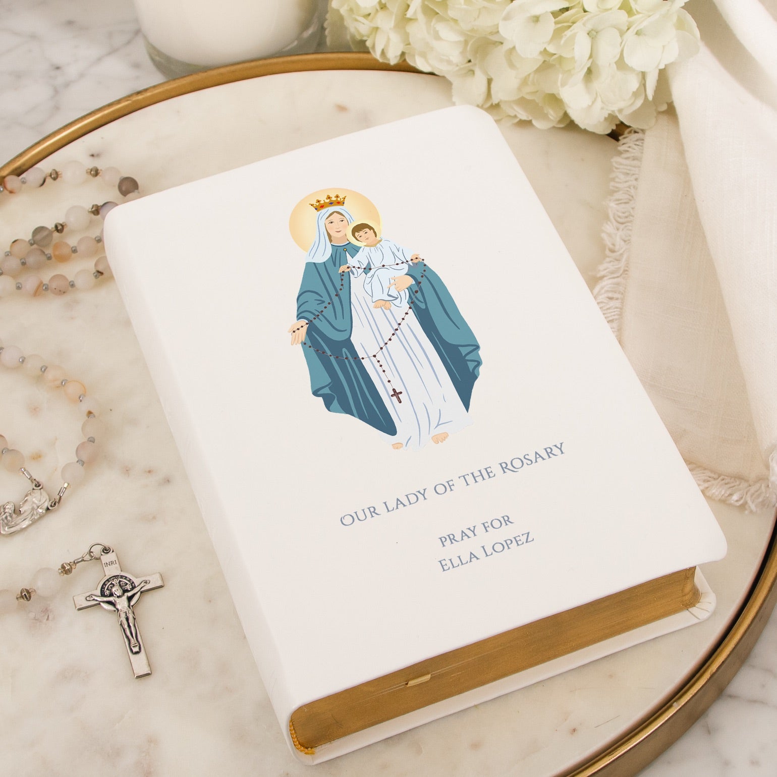 Personalized Our Lady of the Rosary Bible – Rosary.com