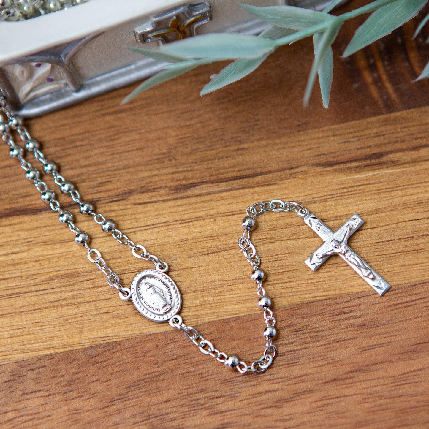 All Sterling Silver Rosary - 3mm – Rosary.com