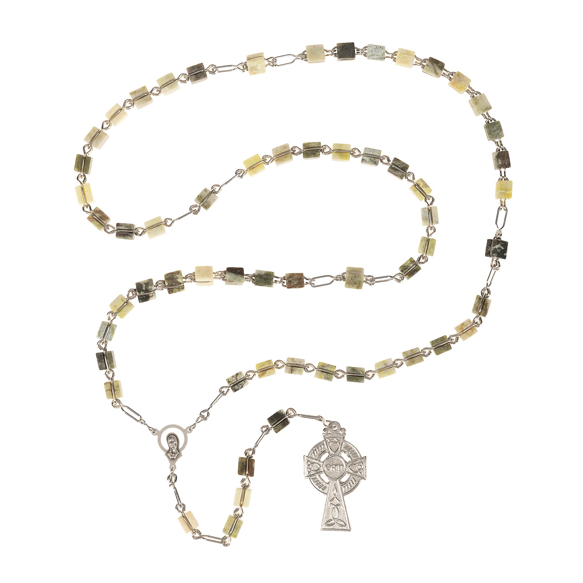 Genuine Connemara Marble Irish Rosary – Rosary.com