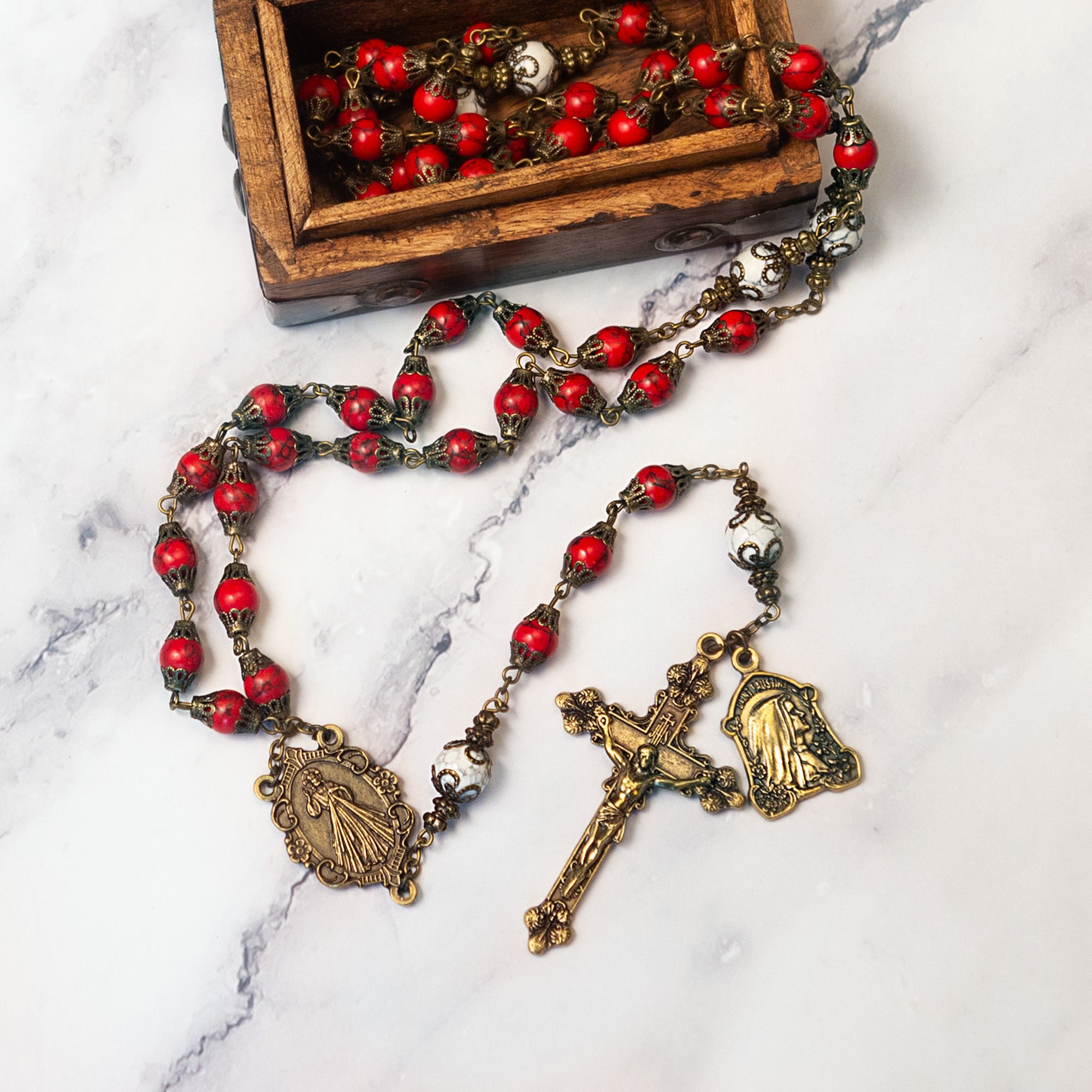 Collector's Edition Divine Mercy Rosary – Rosary.com